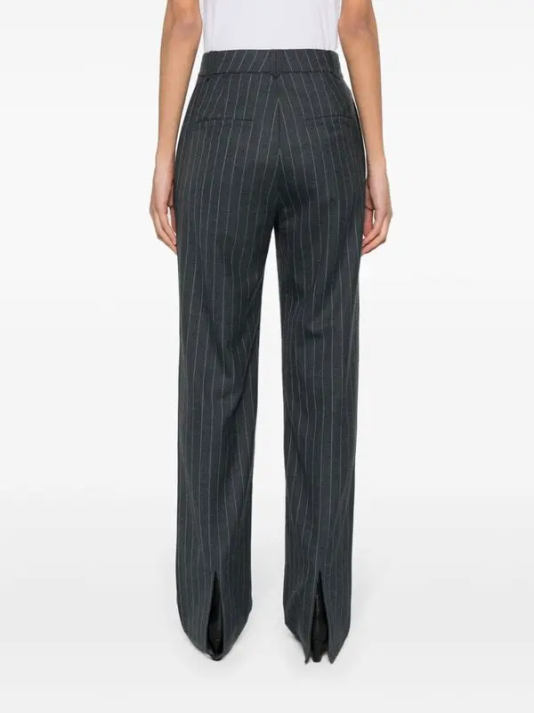 ANINE BING Drew Pinstripe Trousers