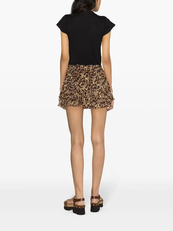 MARANT ETOILE Zankou Linen T-shirt - Black