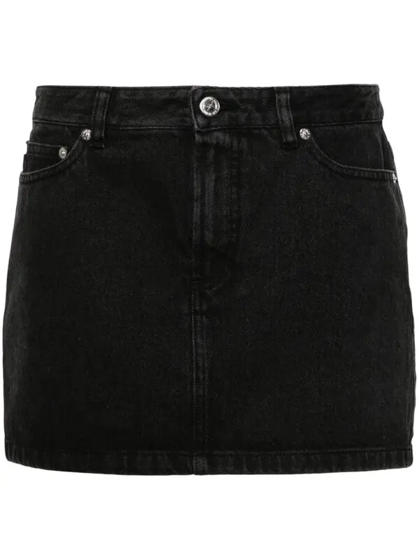 A.p.c. Mid-rise Denim Miniskirt