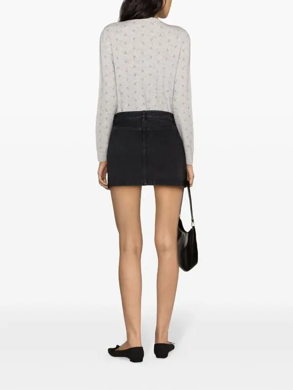 A.p.c. Mid-rise Denim Miniskirt