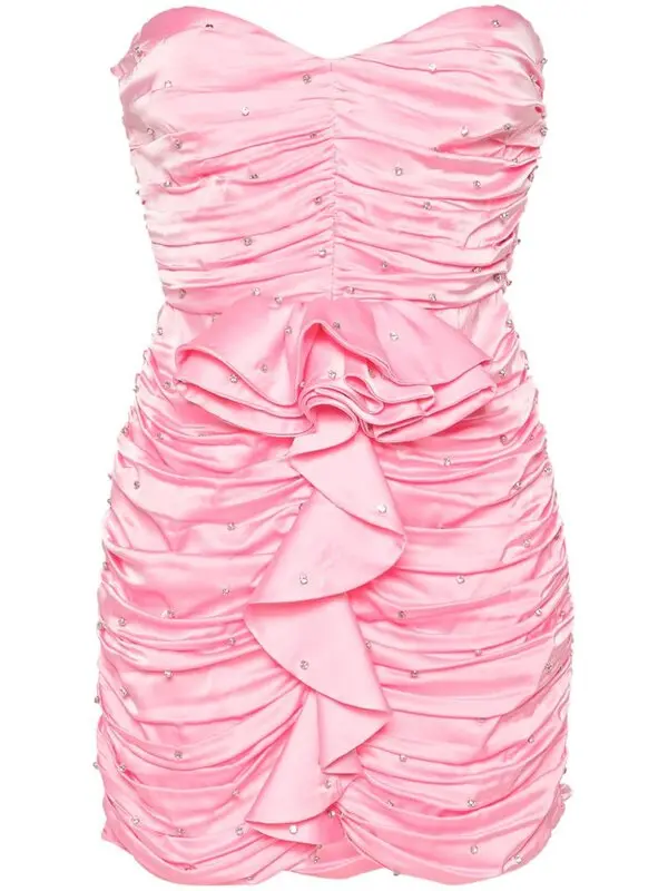 THE NEW ARRIVALS ILKYAZ OZEL Crystal-embellished Mini Dress