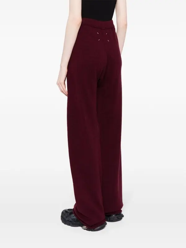 MAISON MARGIELA Wool-cashmere Blend Knitted Trousers