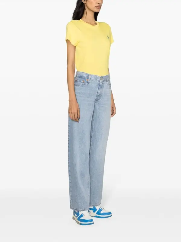 Polo Ralph Lauren Polo Pony-embroidered Cotton T-shirt - Yellow