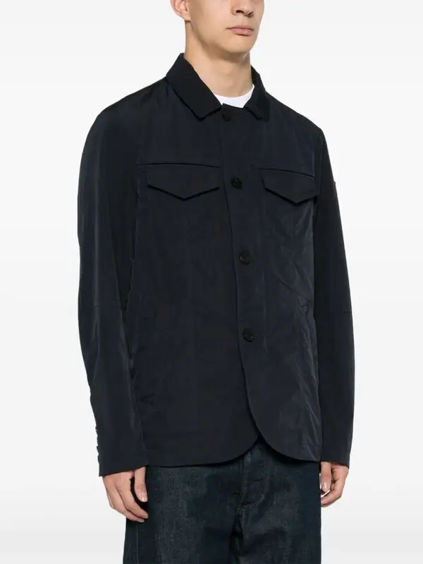 Peuterey Logo-appliqué Shell Jacket - Blue