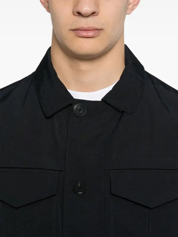 Peuterey Logo-appliqué Shell Jacket - Blue