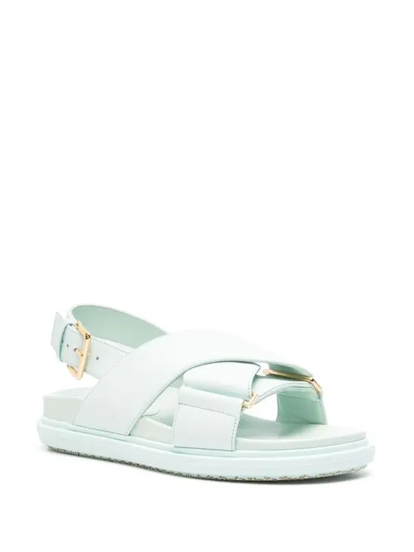 Marni Fussbett Slingback Sandals - Blue