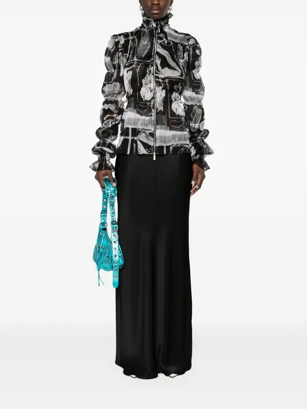 Off-White Xray Silk Blouse