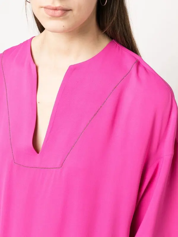 Fabiana Filippi Belted Midi Dress - Pink
