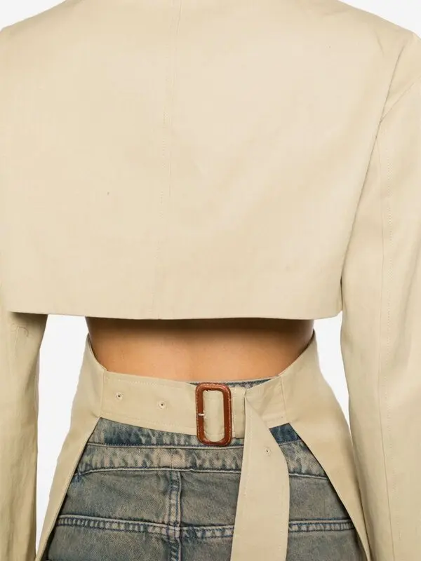 R13 Double-breasted Blazer With Open Back