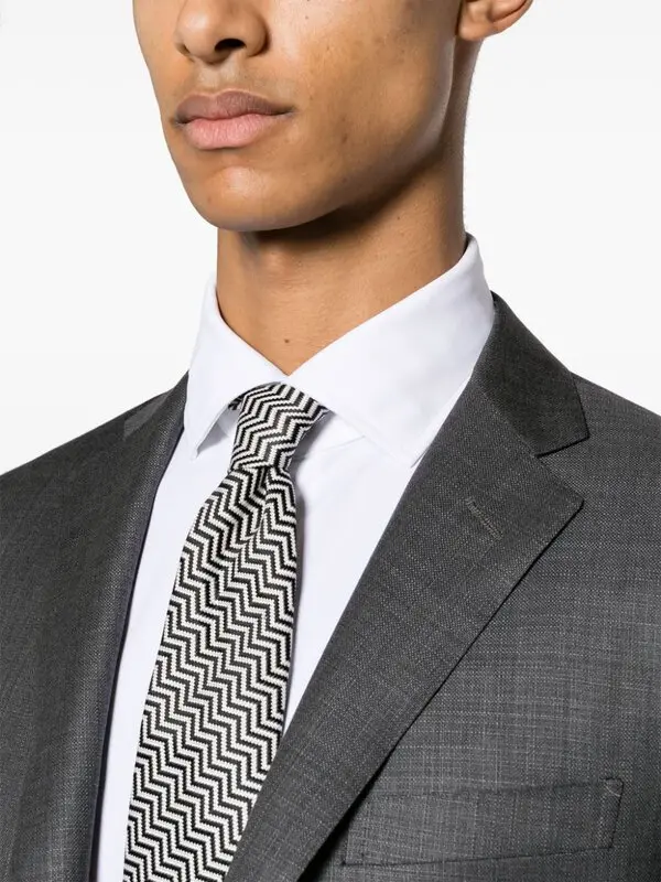 Corneliani Spread-collar Stretch-jersey Shirt - White