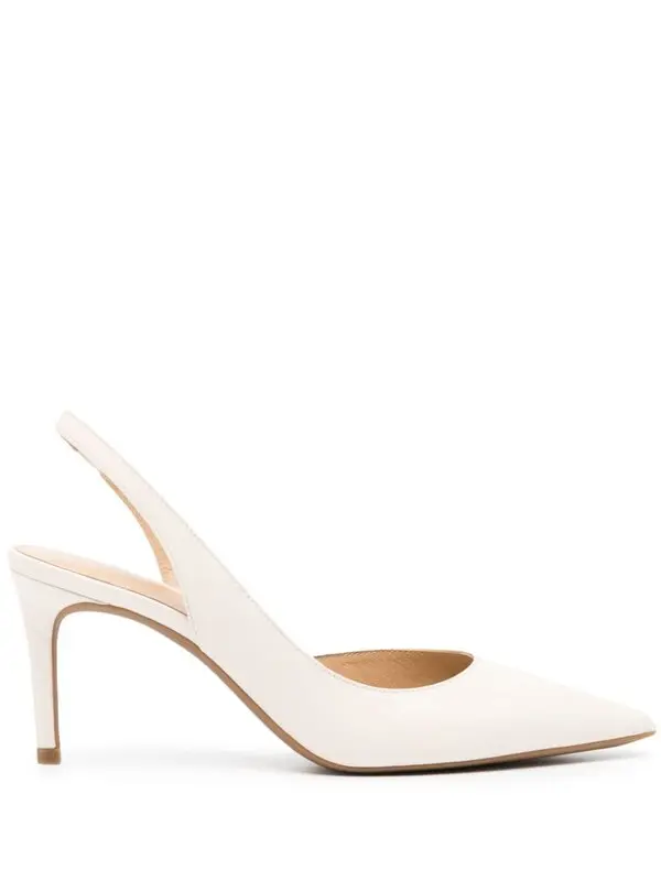 Michael Kors Chelsea Leather Slingback Pumps