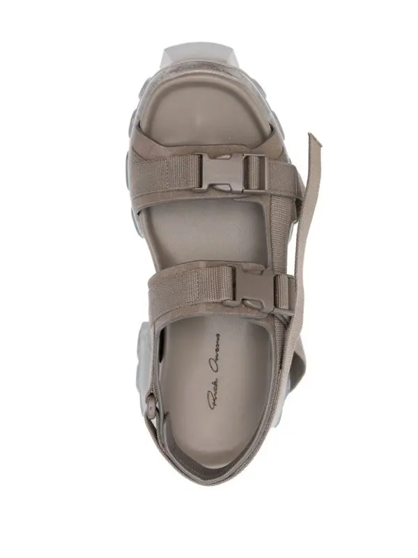 Rick Owens 65mm Chunky Platform Sandals - Brown