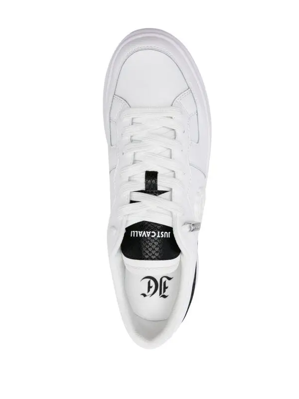 Just Cavalli Logo-patch Sneakers - White