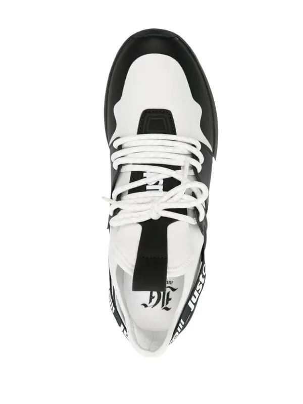 Just Cavalli Logo-strap Mesh Sneakers