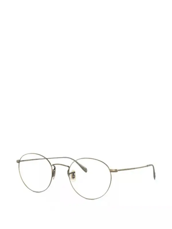 Oliver Spencer Coleridge Round Frame Eyeglasses - Gold