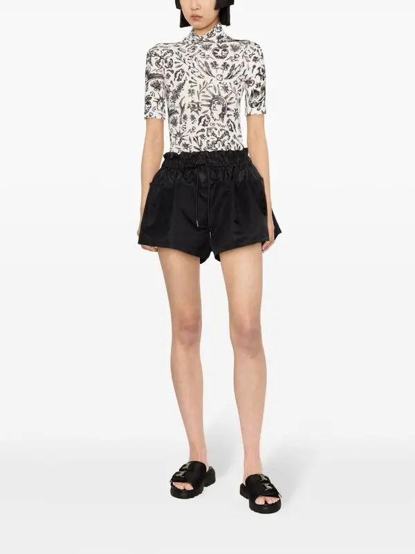 Off-White Tattoo Tulle Blouse