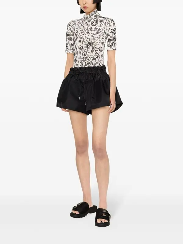 Off-White Tattoo Tulle Blouse