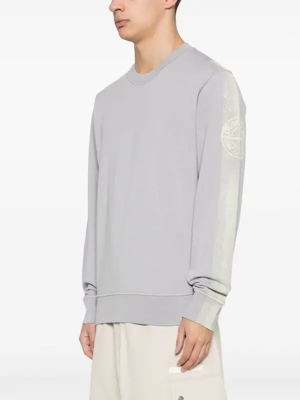 Stone Island Stripes Five-print Sweatshirt