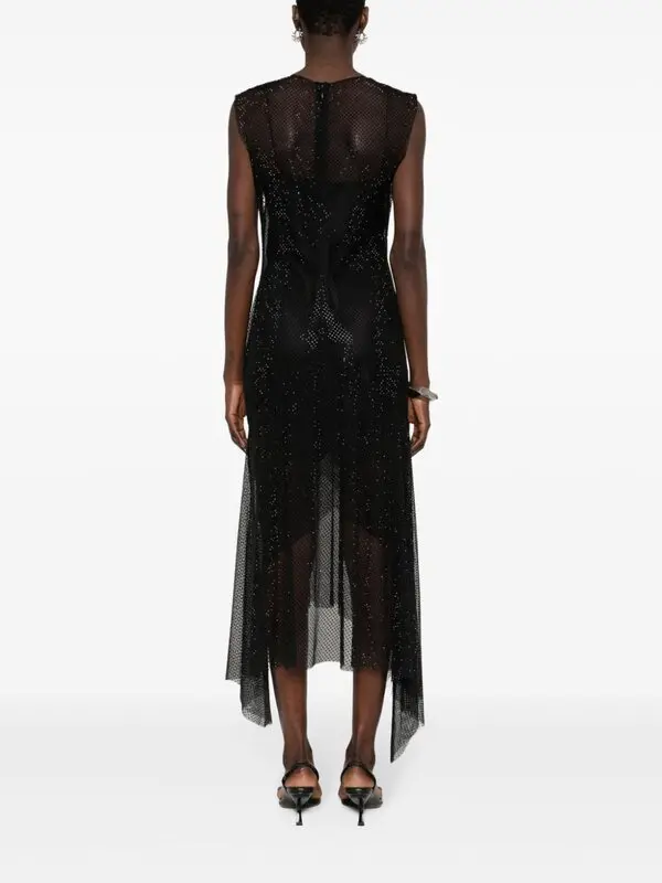 Philosophy Di Lorenzo Serafini Rhinestone-embellished Midi Dress