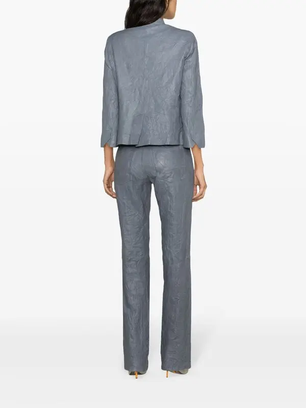Zadig&Voltaire Verys Crinkled Leather Blazer