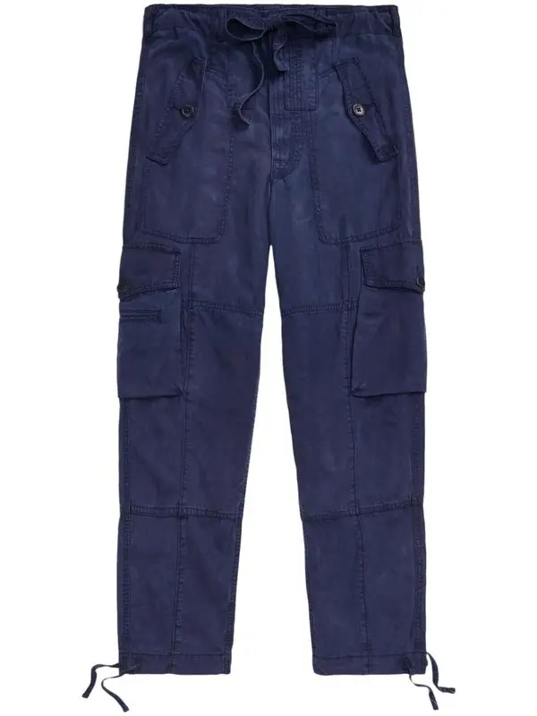 Polo Ralph Lauren Tapered-leg Cargo Trousers - Blue