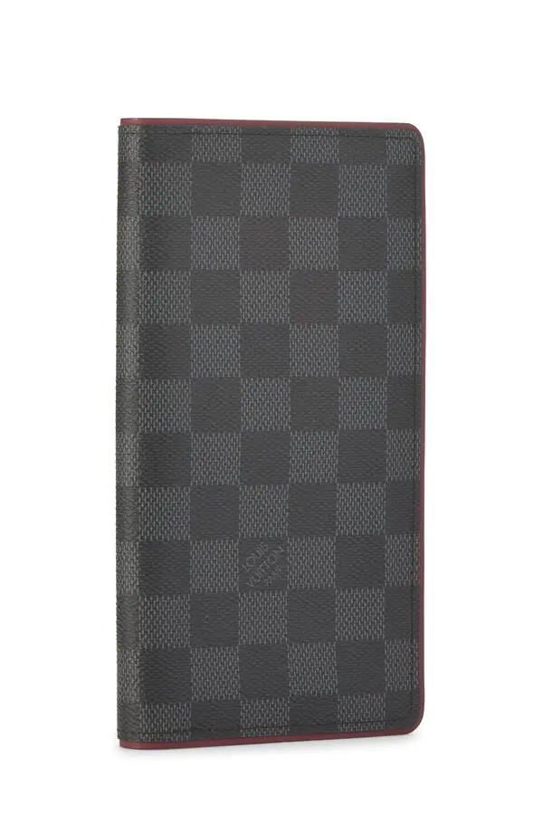 LOUIS VUITTON Damier Graphite Brazza Wallet