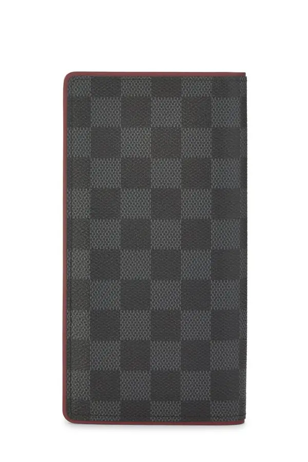 LOUIS VUITTON Damier Graphite Brazza Wallet