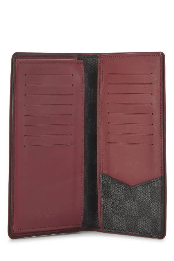 LOUIS VUITTON Damier Graphite Brazza Wallet