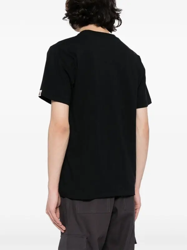 A BATHING APE Camo Big Ape-print T-shirt - Black
