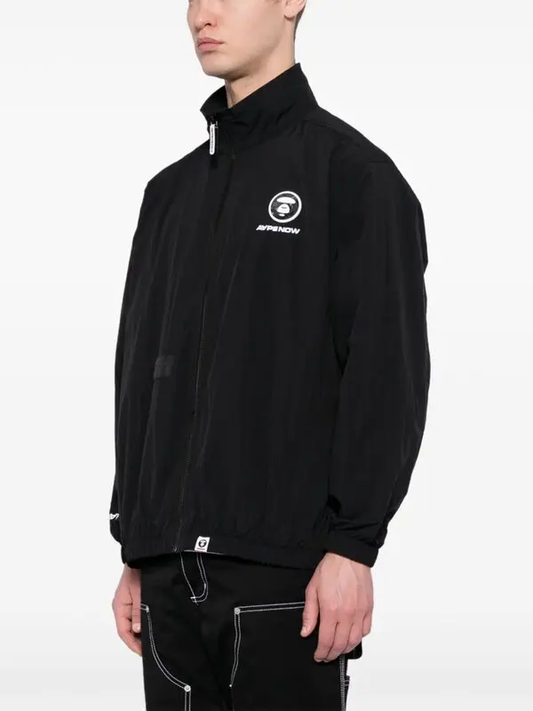 AAPE BY *A BATHING APE® Logo-appliqué Zip-up Jacket