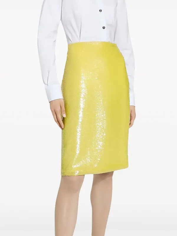 Dolce & Gabbana Sequin-embellished Pencil Skirt