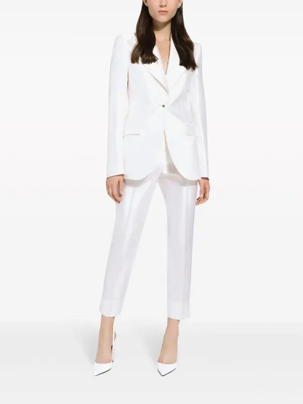Dolce & Gabbana Silk Tailored Trousers