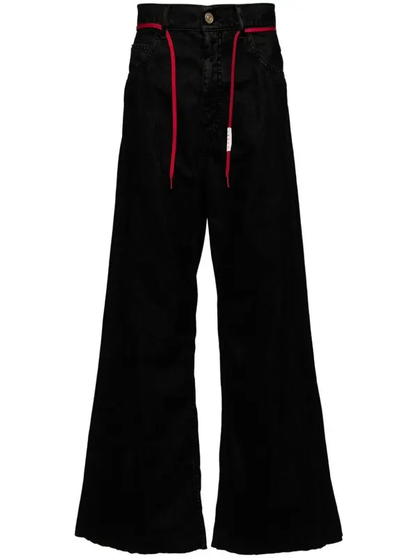 Marni Drawstring Flared Trousers