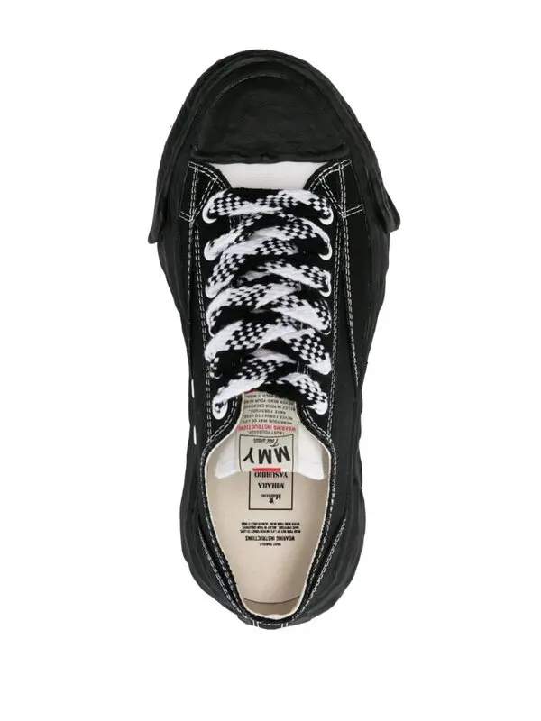 Mihara Yasuhiro Petterson Canvas Sneakers - Black