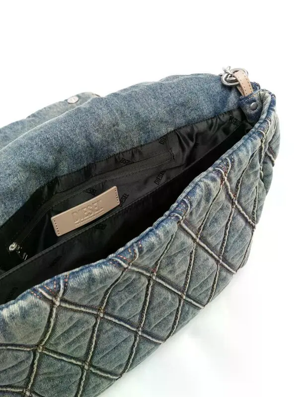 DIESEL® Large Charm-d Shoulder Bag - Blue