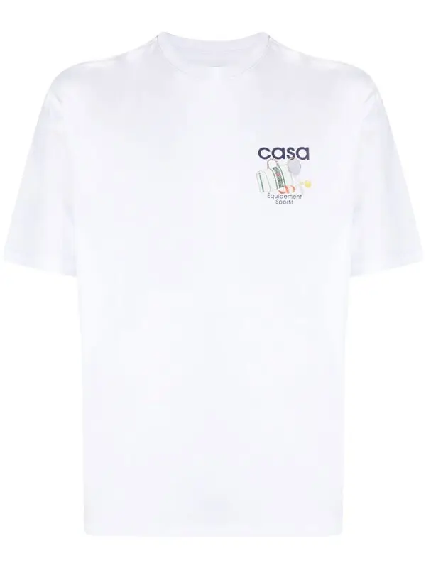 Casablanca Quipement Sportif Cotton T-shirt - White