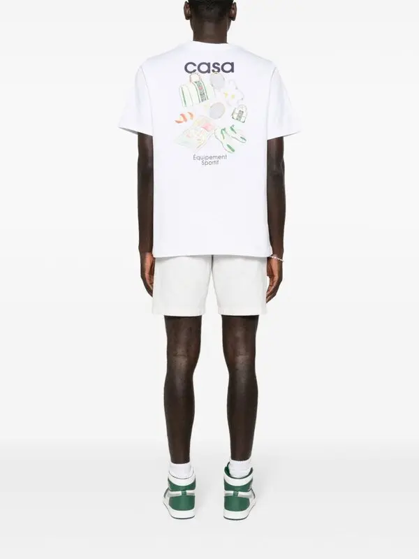 Casablanca Quipement Sportif Cotton T-shirt - White