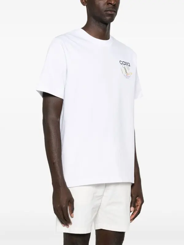Casablanca Quipement Sportif Cotton T-shirt - White
