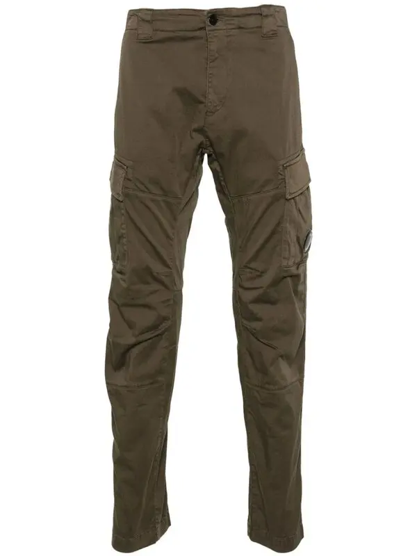 C.P. COMPANY Lens-detail Cargo Trousers - Green