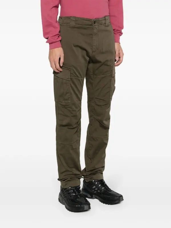 C.P. COMPANY Lens-detail Cargo Trousers - Green