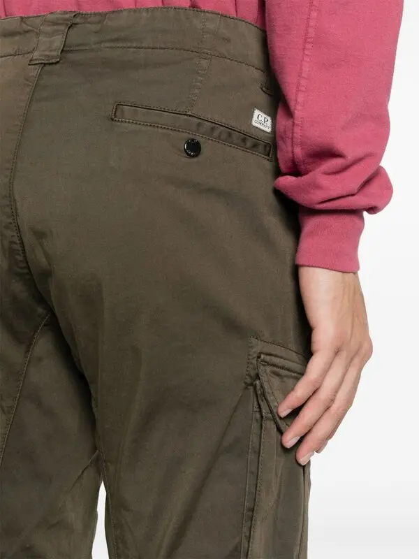C.P. COMPANY Lens-detail Cargo Trousers - Green