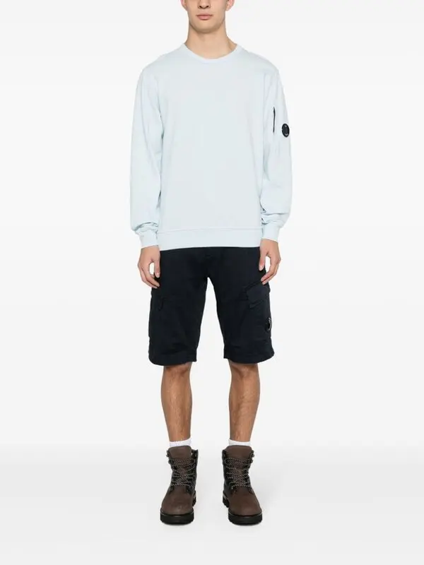 C.P. COMPANY Lens-detail Cargo Shorts - Blue
