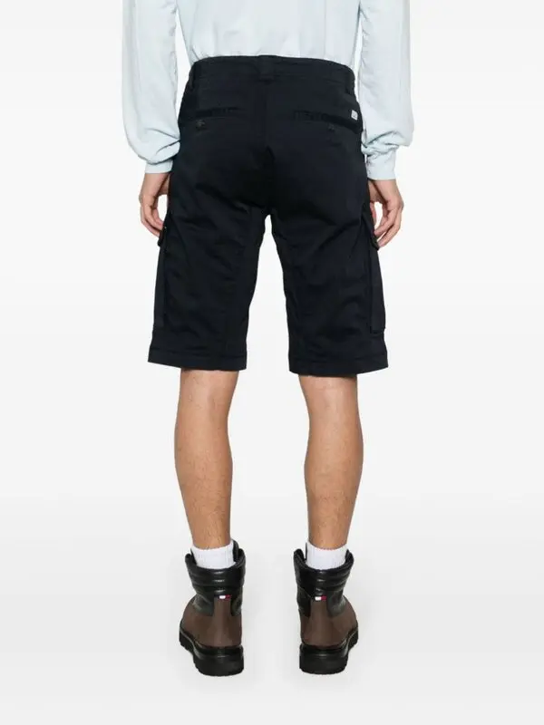 C.P. COMPANY Lens-detail Cargo Shorts - Blue