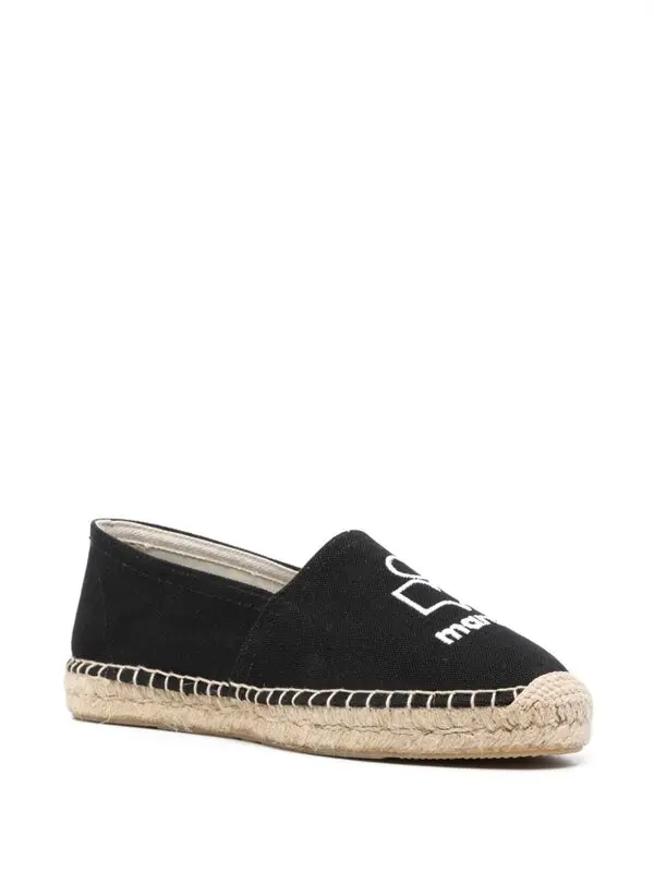 Isabel Marant Étoile Canae Logo Espadrilles - Black