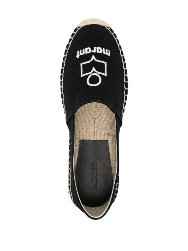 Isabel Marant Étoile Canae Logo Espadrilles - Black