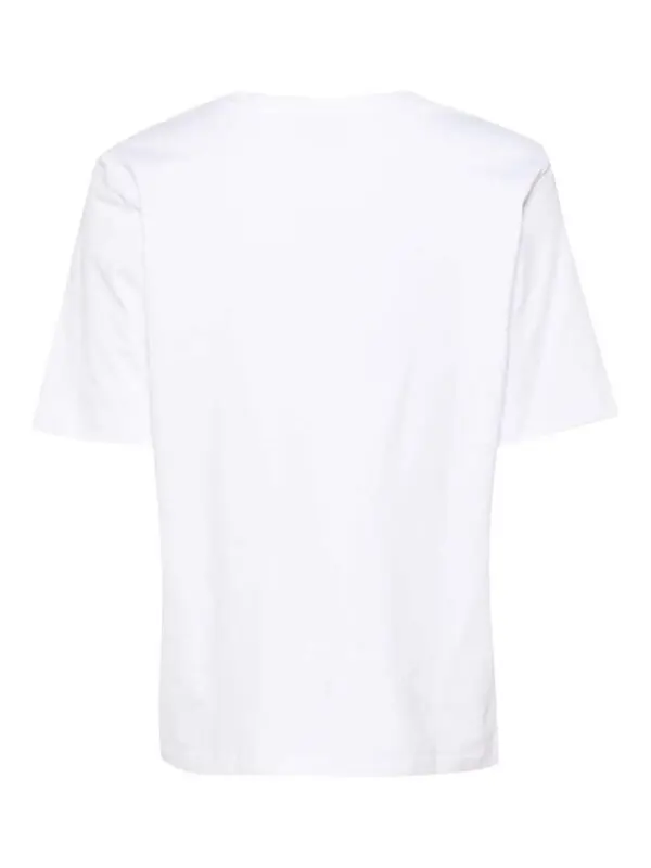 Lacoste Logo-embroidered Cotton T-shirt - White