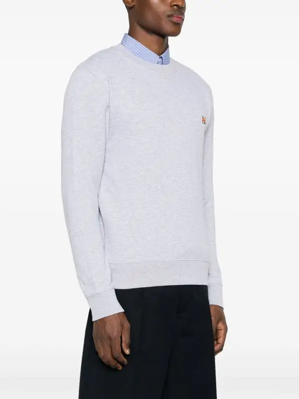 Maison Kitsuné Logo-appliqué Jersey Sweatshirt