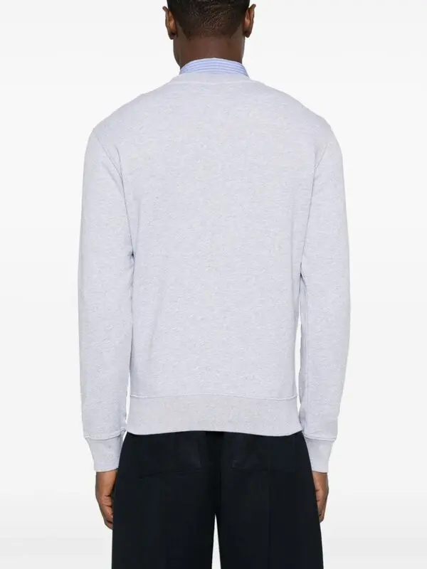 Maison Kitsuné Logo-appliqué Jersey Sweatshirt