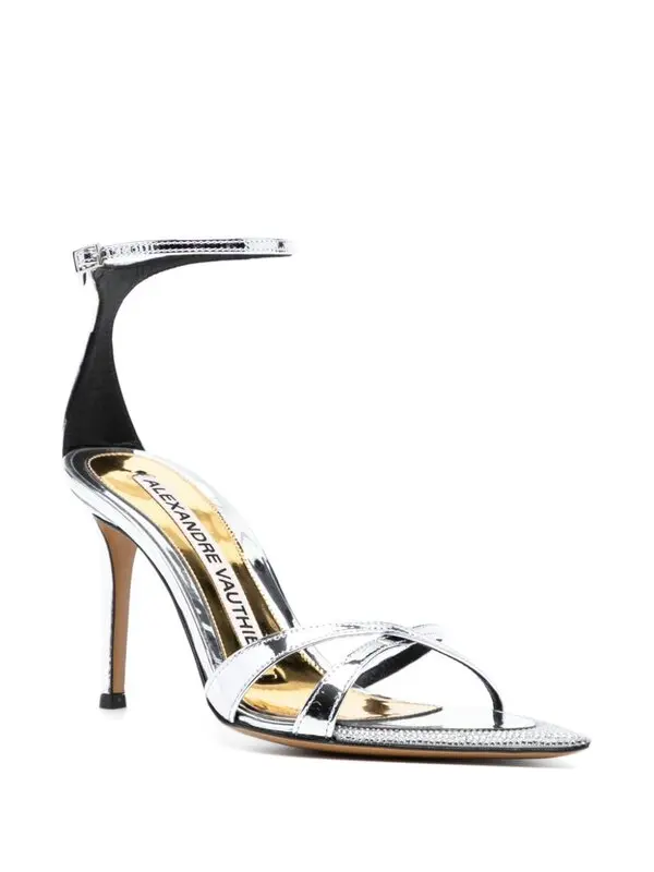 Alexandre Vauthier Leather Sandals 85mm