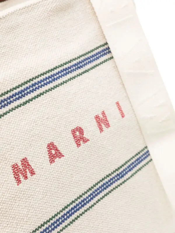 Marni Logo-print Canvas Tote Bag
